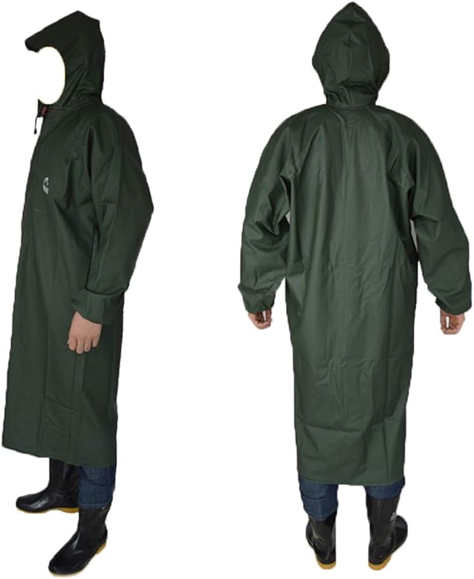 Rain Ponchos with Hoods and Sleeves Waterproof Emergency Raincoat ...