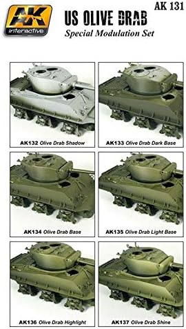 AK Interactive – Olive Drab Color Modulation Set – AK00131 – BigaMart