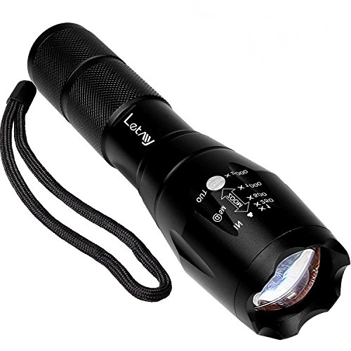 Letmy Tactical Flashlight Ultra Bright LED Flashlight Military Torch ...