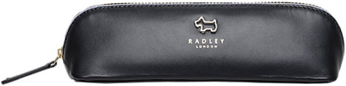 Radley Black Leather Pencil Case, Oak Hill Woods Design: Amazon.co.uk ...
