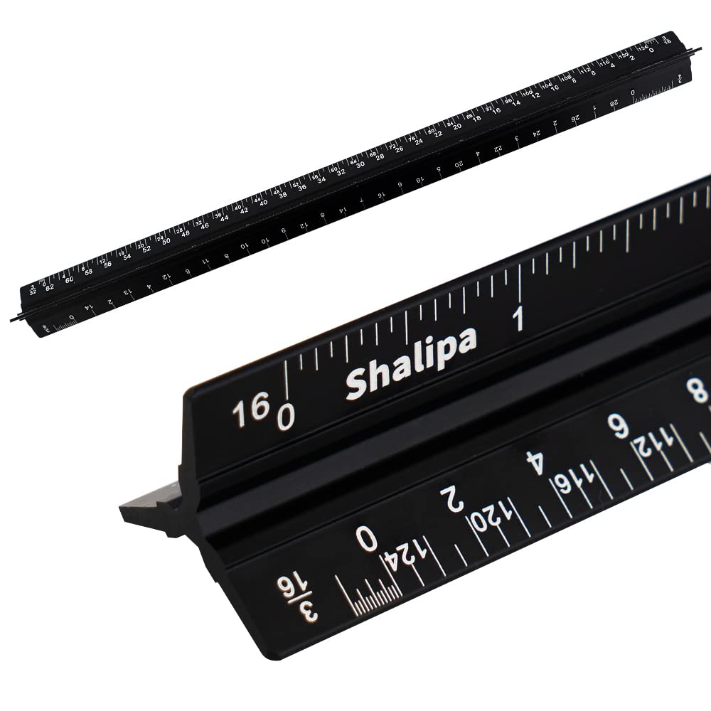 Mua Shalipa 12 "Architectural Scale Ruler Aluminum, Metric Metal ...
