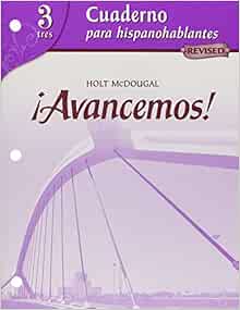 Amazon.com: ¡avancemos!: Cuaderno Para Hispanohablantes (Student ...