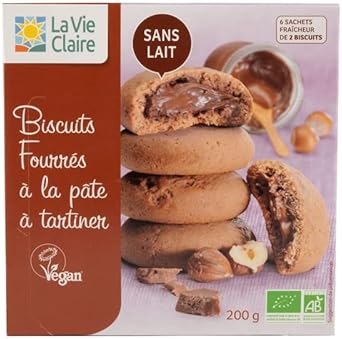 La Vie Claire Vegan Biscuits Stuffed With Spread 200G Organic price in ...