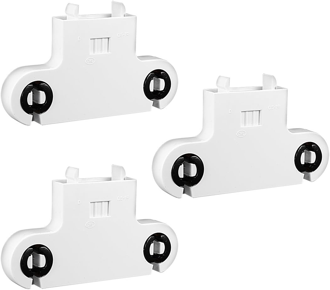 uxcell® 3 Pcs 2A G13-F263D T8 Double G13 Base Light Socket Fluorescent ...