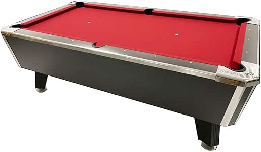Amazon.com : Valley Pool Table 88in - Black Cat : Normal Billiard Table ...