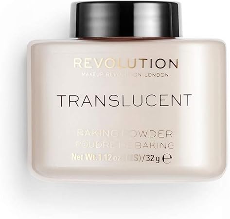 Makeup Revolution Loose Baking Setting Powder Translucent: Amazon.co.uk ...