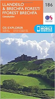 Llandeilo & Brechfa Forest / Fforest Brechfa Map | Llanybydder ...