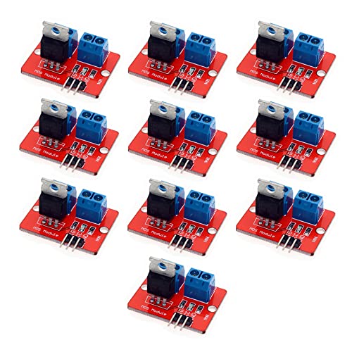 Onyehn 10pcs 0 24v Mosfet Button Irf520 Mos Driver Module For Arduino Mcu Arm Raspberry Pi In