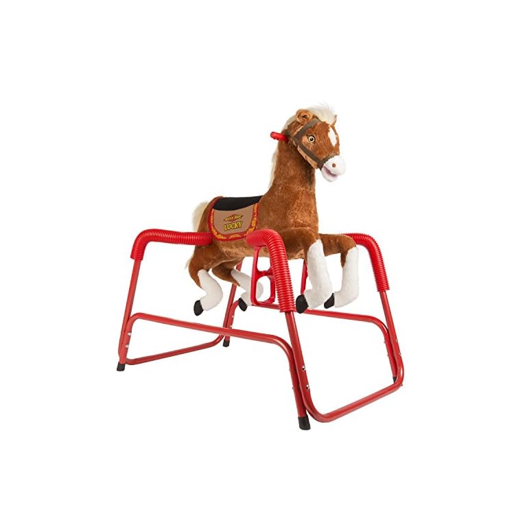 Rockin' Rider Lucky Talking Plush Spring Horse - Epic Kids Toys