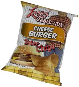 Amazon.com: Larry the Cable Guy Tatar Chips, Cheeseburger, 3 Ounce ...
