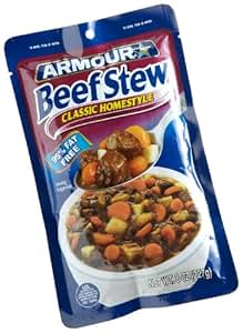 Amazon.com : Armour Beef Stew, 8-Ounce Pouches (Pack of 12) : Grocery ...