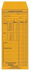 Amazon.com : Cashier Depot MT230 Cashier's Report Envelope, 4 1/2" x 10 ...