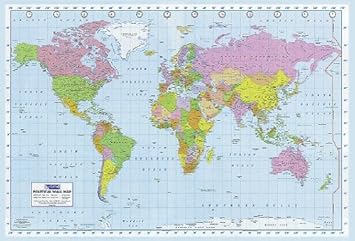 Weltkarte Breitengrade