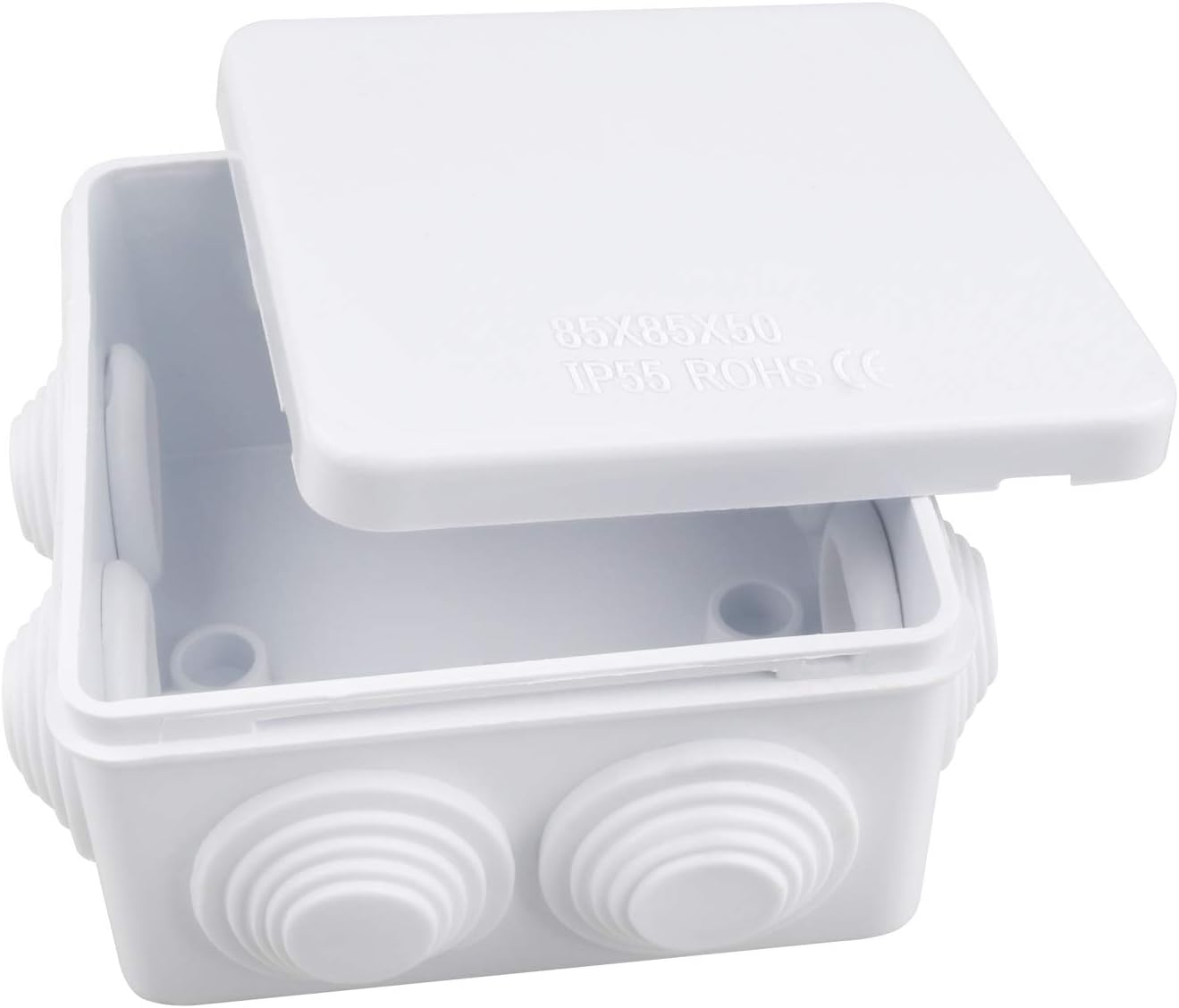IP55 Waterproof Dustproof Junction Box, ABS Plastic Junction Box DIY ...