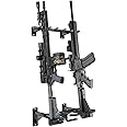 Amazon.com: Nswern Gun Rack Wall Mount 3 slot Gun Free-Standing Rack ...