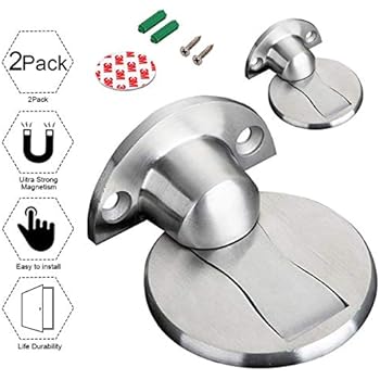Amazon.com : Fantom Magnetic Hidden Door Stop - Patented Concealed ...