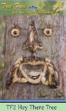 Outdoor Tree Ornaments: Tree Faces