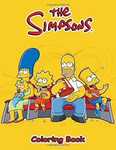 Buy The Simpsons Coloring Book: A great Simpsons coloring book for kids ...