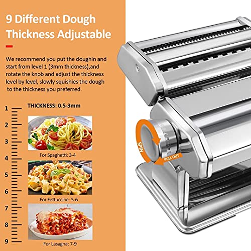 150 Pasta Machine, Includes Cutter, Hand Crank, and Instructions ...