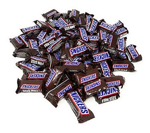 Snickers Fun Size Chocolate Candy Bars American Holiday Favorites Bulk ...