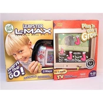 Amazon.com: LeapFrog Leapster L-Max Learning Game System, Red Color by ...