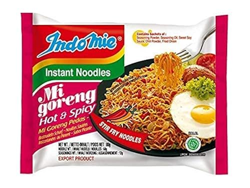 Indomie - Instant Noodles, Stir Fry Ramen, Halal Certified, Spicy ...