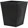 Amazon.com : Tusco CT18BK Cosmo Square Planter, Black, 18-Inch ...