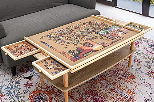 1000 Piece Wooden Puzzle Board, 29 x 21 Inch Jigsaw Puzzle Boards and ...
