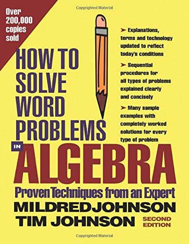 Buy How to Solve Word Problems in Algebra, 2nd Edition (How to Solve ...