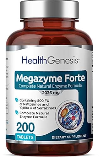 Megazyme Forte 200 Tablets - Natural Plant Proteolytic Enzymes ...
