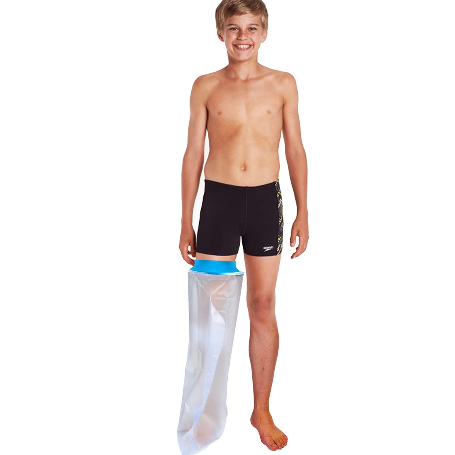 Asunby Waterproof Cast Covers for Shower Leg Kids Wound Barrier Bandage ...