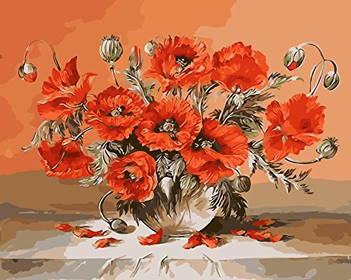 Floral Paint By Number Kits • Paint By Number For Adults