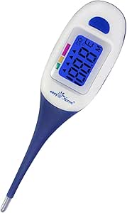 Easy@Home Digital Thermometer for Oral, Rectal or Axillary Underarm ...