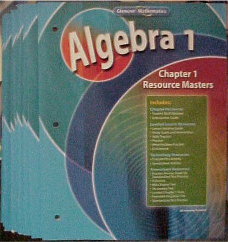 Glencoe Mathematics Pre-Algebra Chapter 1 Resource Masters: Berchie ...