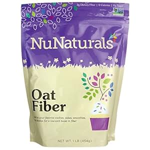 NuNaturals NuGrains Oat Fiber -- 16 oz: Amazon.ca: Grocery
