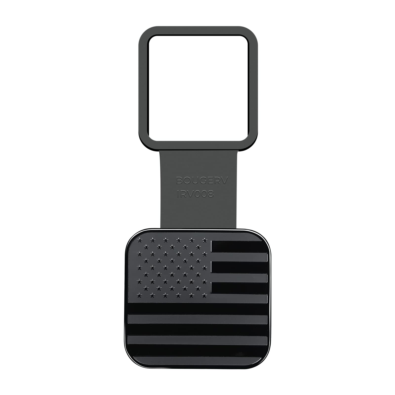 BougeRV 2 Inch Trailer Hitch Cover with American Flag, Metal Trailer ...