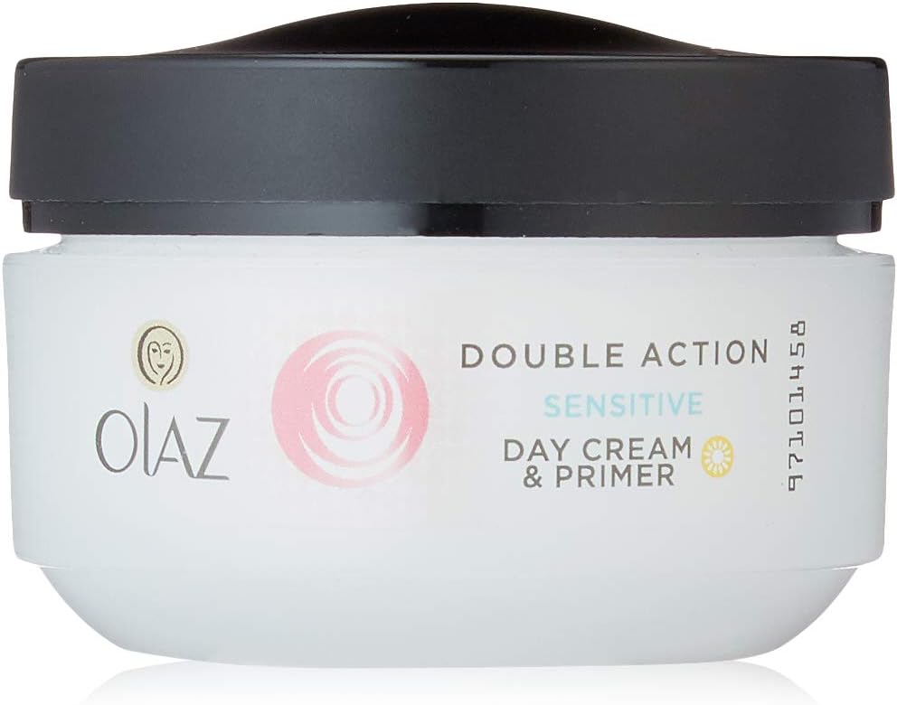 OLAZ Essentials Crème de jour hydratante pour peaux sensibles Double ...
