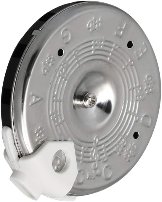 Homswitch Silver Metal Black Base 13 Key C-C Tuning Pipes Pitch Pipe ...