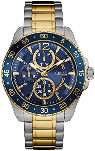 Guess Men's Blue Dial Stainless Steel Band Watch - W0797G1 price in ...