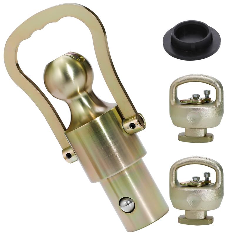 GNXA2062 Gooseneck Ball Kit, 2-5/16-Inch Ball & Safety Chain Anchors ...