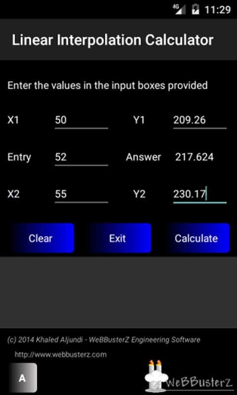 Interpolation Calculator:Amazon.ca:Appstore for Android