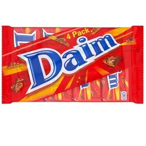 Daim Chocolate Bars 28g 4 Pack (Box of 24): Amazon.co.uk: Grocery