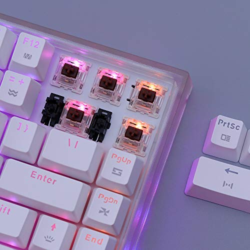 EPOMAKER HS84 84 Keys Wired RGB Hot Swappable Mechanical Keyboard with ...