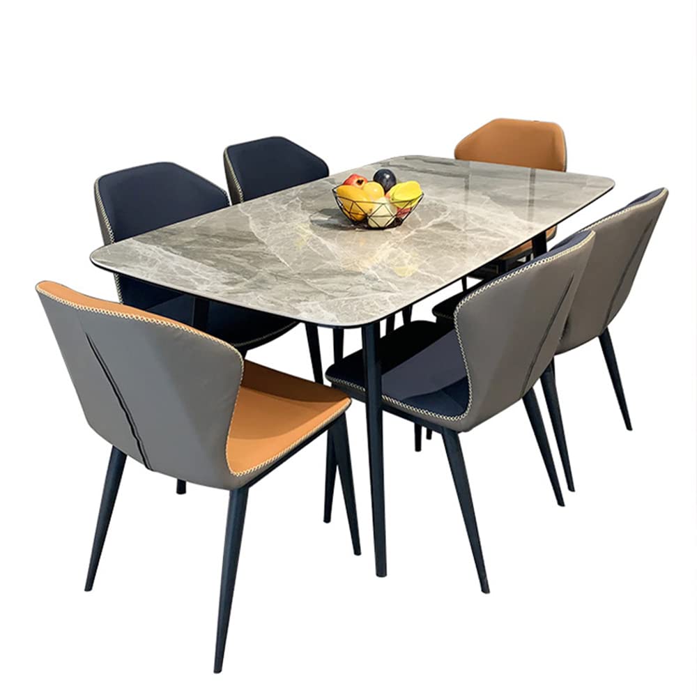 Mua LITFAD Contemporary Dining Set with Sintered Stone Dining Table and ...