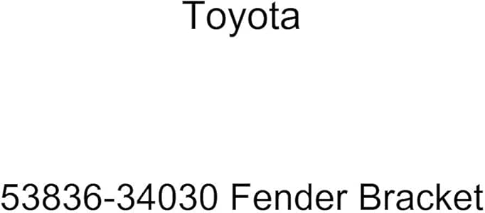 Amazon.com: Genuine Toyota 53836-34030 Fender Bracket: Automotive