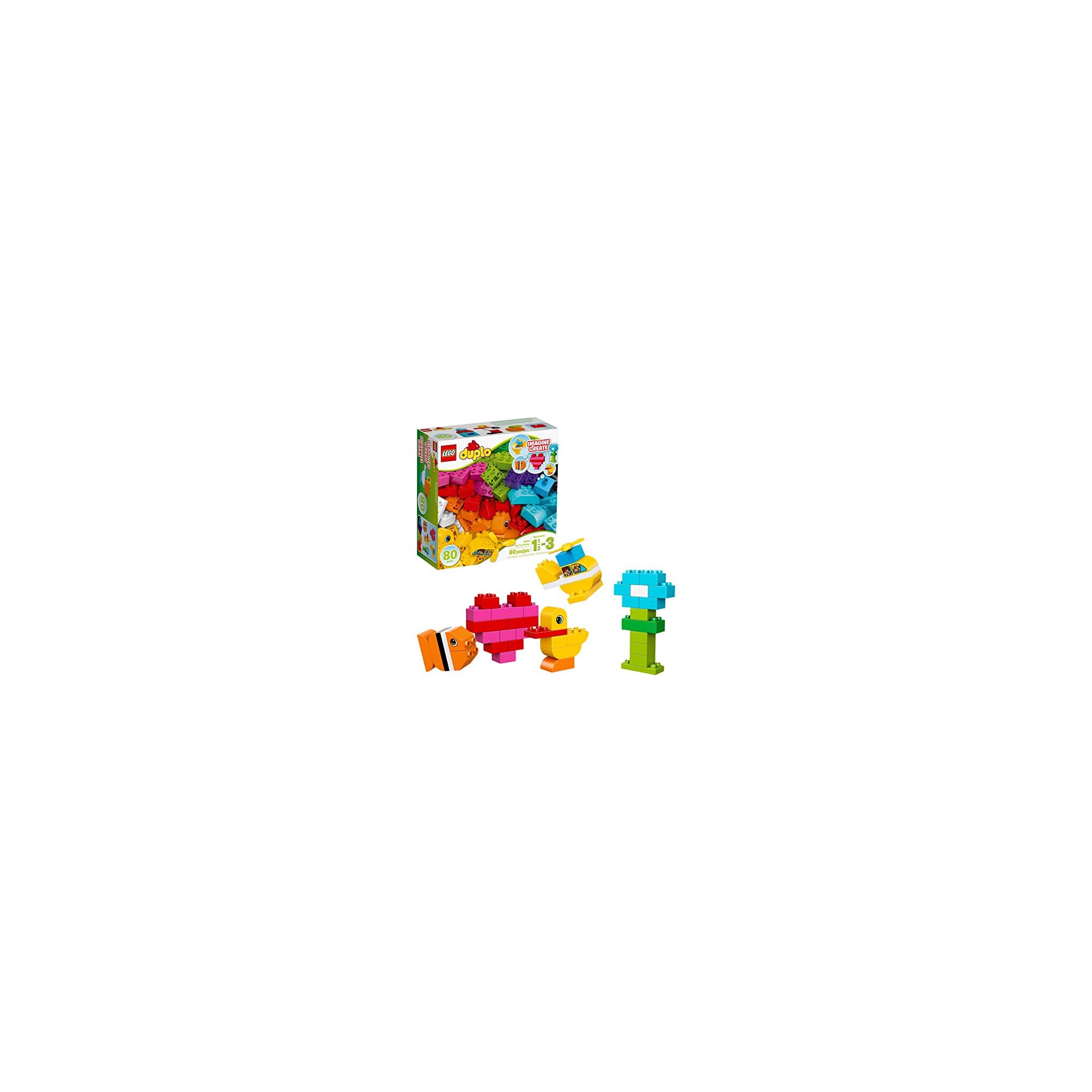 LEGO DUPLO My First Bricks 10848 Colorful Toys Building Kit for Toddler ...