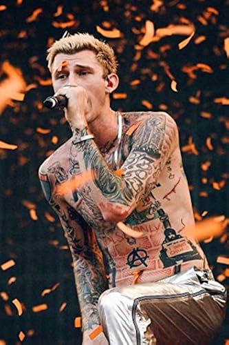 Aka aka Poster Machine Gun Kelly MGK Rapper 12"X18" inches in Oman | Whizz