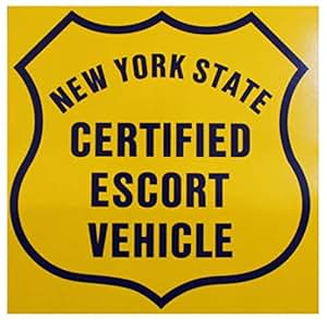 Amazon.com: NYS Certified Escort Vehicle Magnet's for Pilot Car. 1 Pair ...
