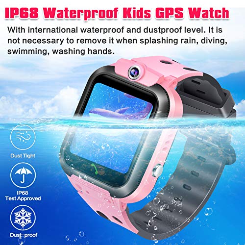 [SIM Card Included] Kids Smart Watch Phone, Waterproof Smartwatches for ...
