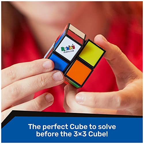 Rubik's Mini, Original 2x2 Rubik's Cube 3D Puzzle Fidget Cube Stress ...